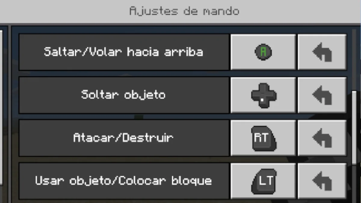 ℹ Cómo se utilizan los botones en Minecraft
